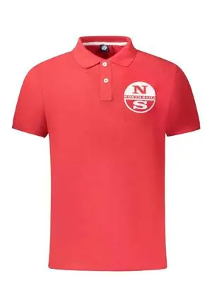 NORTH SAILS Embroidered-logo Pique Polo Shirt - Red