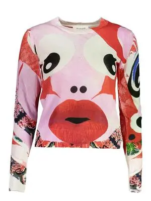 DESIGUAL Abstract-Pattern Sweater