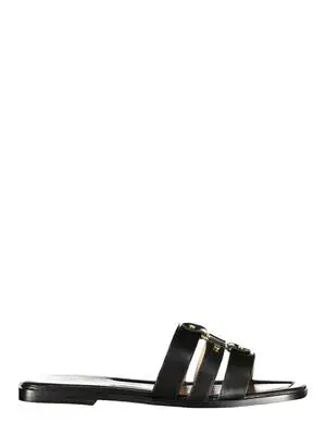 TWINSET Leather Flat Sandals