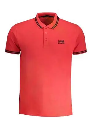 Roberto Cavalli Logo-embroidered Cotton Polo Shirt - Red