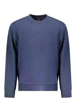 BOSS Logo-embossed Sweater - Blue