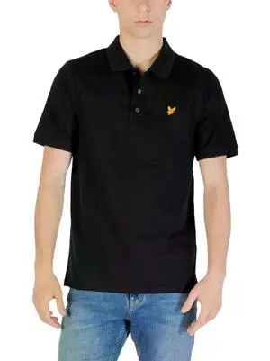 LYLE & SCOTT Embroidered Logo Polo Shirt - Black