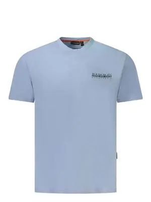 NAPAPIJRI Logo-print Cotton T-shirt - Blue