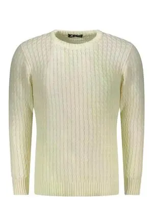 U.S. Grand Cable-knit Jumper With Elbow Patches - Neutrals