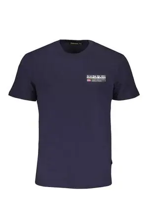 NAPAPIJRI Logo-print Cotton T-shirt - Blue