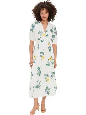 Shoshanna Dodge Dress - Optic/multi
