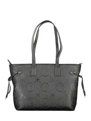 MARIO VALENTINO Embossed-logo Tote Bag - Black