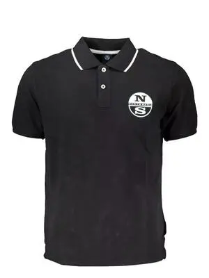 NORTH SAILS Cotton Polo Shirt - Black