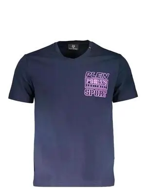 PLEIN SPORT Logo-print T-shirt - Blue