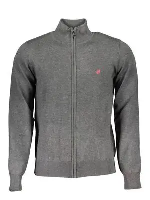 U.S. GRAND Zip-Up Cotton Sweater