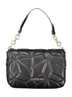 MARIO VALENTINO Quilted Chain-link Shoulder Bag - Black
