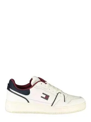 Tommy Hilfiger Panelled Perforated-Detail Sneakers Neutrals