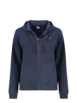 NORWAY 1963 Zip-up Cotton Hoodie - Blue