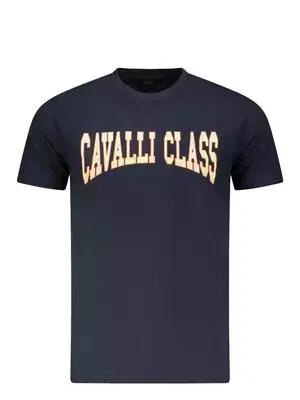 Roberto Cavalli Logo-print T-shirt - Blue