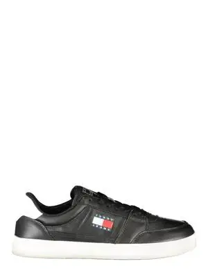 Tommy Hilfiger Logo-Patch Sneakers Black