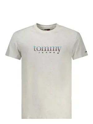 Tommy Hilfiger Logo-print Cotton T-shirt - Grey