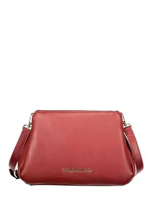 MARIO VALENTINO Logo Lettering Shoulder Bag - Red