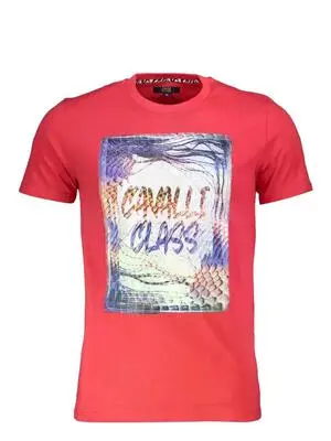 Roberto Cavalli Logo-print T-shirt Red