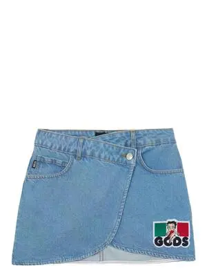 Gcds Betty Boop Mini Skirt - Blue
