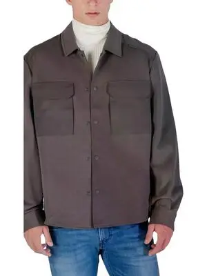 ANTONY MORATO Press-stud Chest-pockets Shirt - Brown