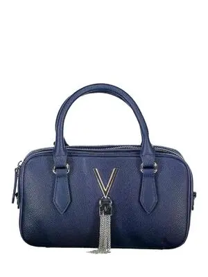 MARIO VALENTINO Vlock Pebbled Tote Bag - Blue