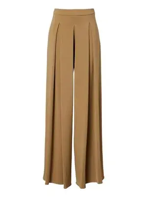 Max Mara Pleated Wide-leg Pants - Beige