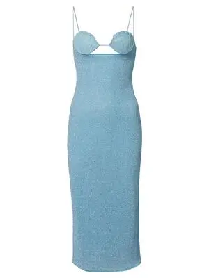 Oseree Lumière Midi Dress - Blue