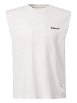 Satisfy Mothtech Cotton Jersey Top - White
