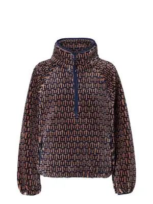 The Upside Harlow Fleece Half-zip Sweatshirt - Brown