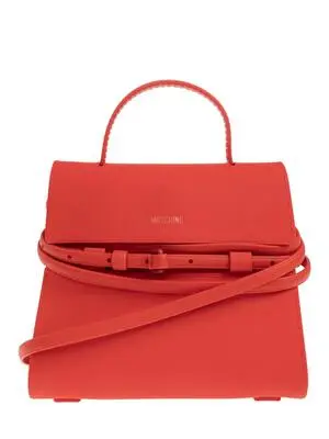 Moschino Logo Handbag - Red