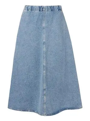 AGOLDE X Maria Mcmanus Denim Midi Skirt