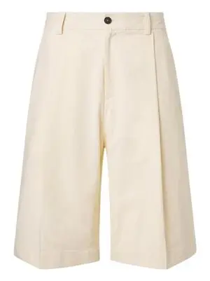 Studio Nicholson Fowld Bermuda Shorts - Beige
