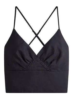 Scanlan Theodore Cargo Linen-blend Camisole - Black
