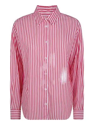 MC2 SAINT BARTH Meith Cotton Shirt - Red