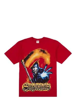 Supreme Grim Reaper Tee Shirt - Red