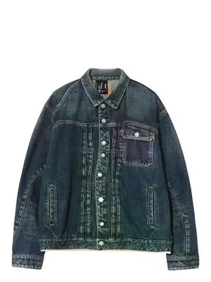 Undercover Buttoned Blouson Jacket - Blue
