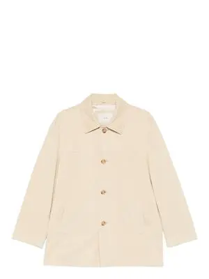 DUNST Vegan Leather Jacket - Beige