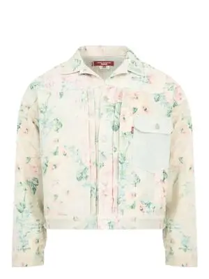Junya Watanabe Printed Jacket Beige