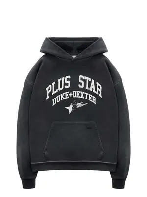 DUKE + DEXTER Plus Washed Hoodie - Grey