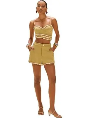 PatBO Knit Short - Green