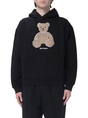 Palm Angels Teddy Bear Hoodie - Black