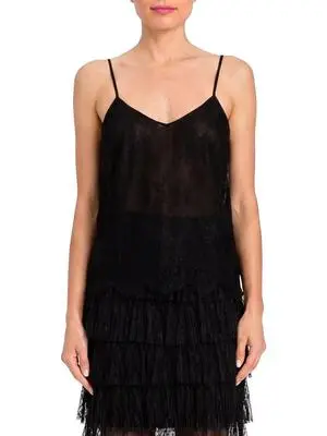 TWINSET Lace Camisole - Black