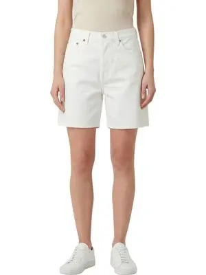 AGOLDE Denim Shorts - Yellow Cream