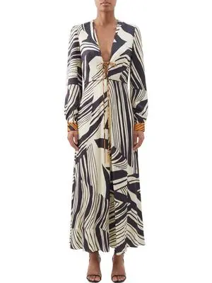 RAQUEL DINIZ Raquel Diniz Printed Maxi Dress