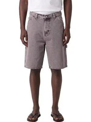 Carhartt Work In Progress Cotton Cargo Bermuda Shorts - Denim