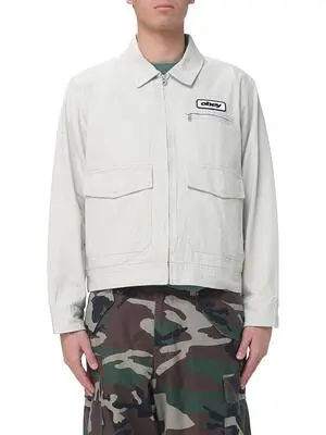 Obey Cotton Shirt Jacket - Silver