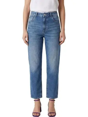 ICON DENIM LOS ANGELES Cropped Jeans - Blue