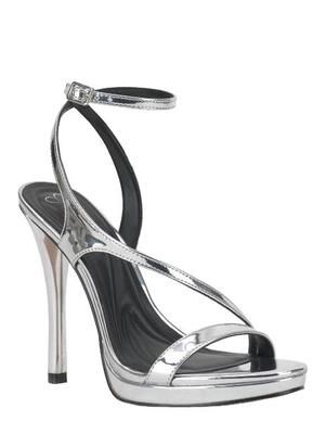 Jessica Simpson Dixia Stiletto Sandals Silver