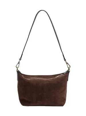 FOREVER & ALWAYS SHOES Nila Bassepi Leather Slouchy Shoulder Bag Brown