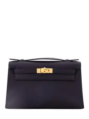Hermès Kelly Pochette Swift - Noir